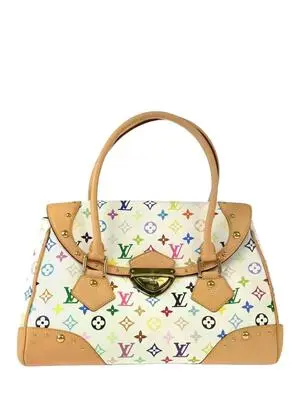 LOUIS VUITTON 2008 Gm Beverly Monogram Multicolor Tote - White