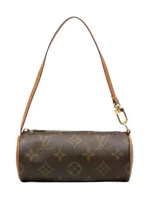 LOUIS VUITTON Monogram Papillon Pochette Handbag 2000-2010 - Brown