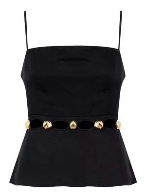 Simkhai Embellished Top - Black