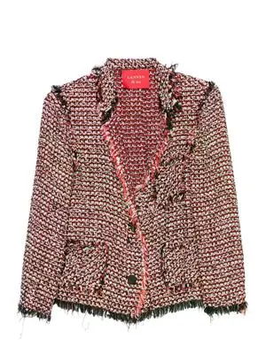 LANVIN Bouclé Jacket - Red