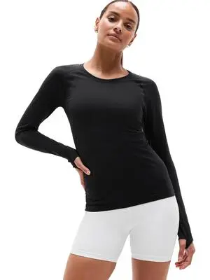 Athleta Momentum Flex Top - Black