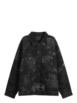 BALENCIAGA Washed Crayon Oversized Jacket