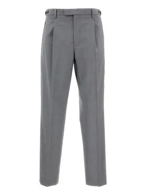 Barena Venezia High-rise Tapered Trousers - Grey