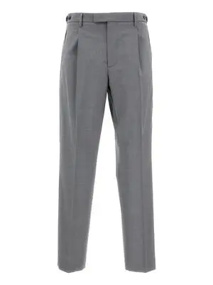 Barena Venezia High-rise Pleated Trousers - Grey