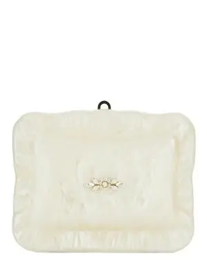 Simone Rocha BORSA CLUTCH PERLE Bianco