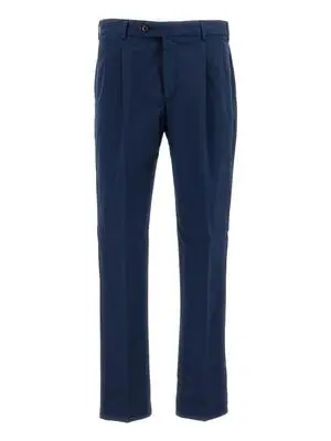 PT TORINO Union Stretch Gabardine Trousers - Blue