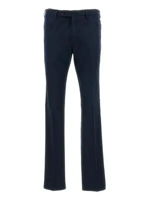 PT TORINO Slim Stretch Gabardine Trousers - Blue