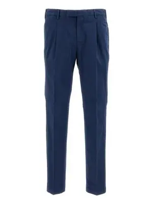 PT TORINO Master Stretch Satin Trousers Blu