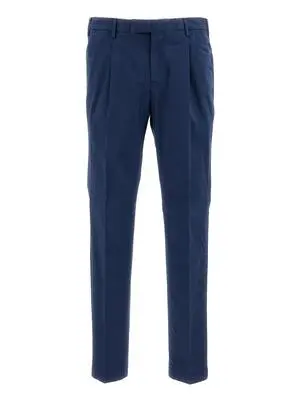 PT TORINO Master Stretch Satin Trousers Blue