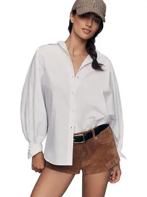 LAYERED Buttondown Shirt - White