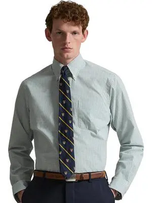 Ralph Lauren Classic Fit Checked Poplin Shirt - Essex Green Blue Multi