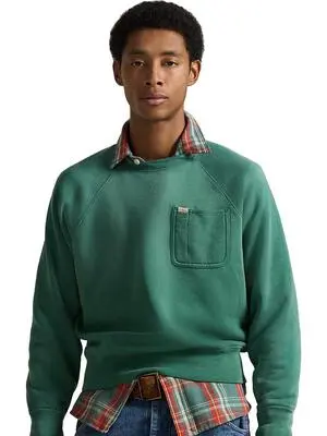 Ralph Lauren Vintage Fit Fleece Sweatshirt - Antique Green
