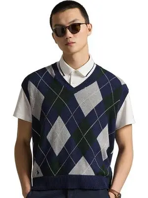 Ralph Lauren Argyle Sweater Vest - Argyle Multi