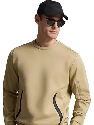 Ralph Lauren Performance Double-knit Sweatshirt - Classic Khaki