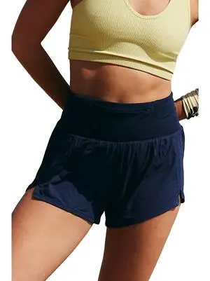 Free People Tempo Run Shorts - Midnight Navy