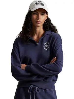 Ralph Lauren Australian Open French Terry Quarter-zip - Refined Navy