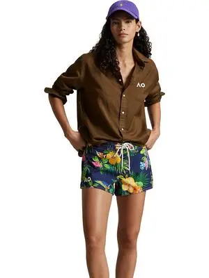 Ralph Lauren Australian Open Print Drawstring Shorts - Floral