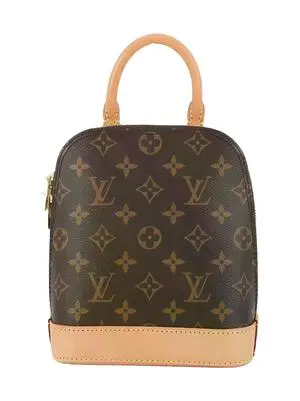 LOUIS VUITTON 1990-2026 Monogram Alma Backpack - Brown