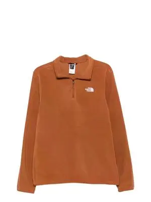 The North Face Quarter-zip Long-sleeve Sweatshirt - Brown