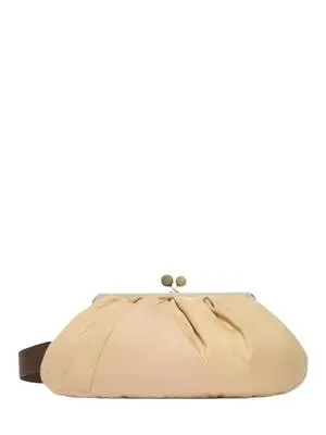 Max Mara Sphere-clasp Clutch Bag - Neutrals