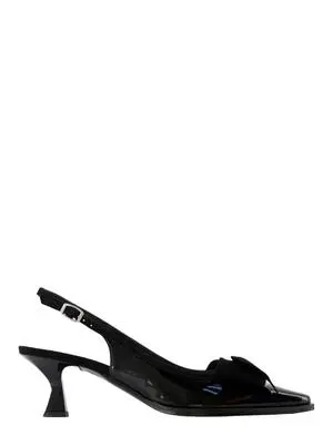 CAREL Marquise Bow Slingback Pumps - Black