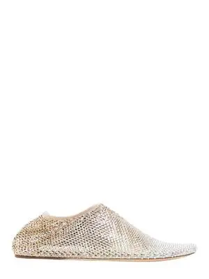 Christopher Esber Embellished Slip-on Flats - Neutrals