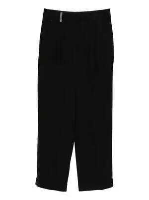 Peserico Cuffed Trousers - Black