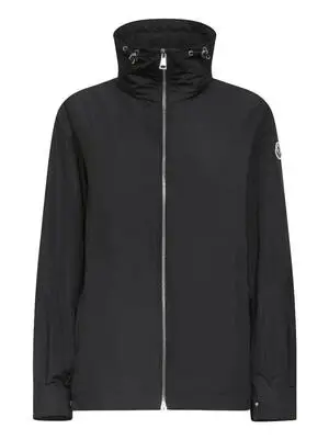 Moncler Drawstring Hooded Coat - Black