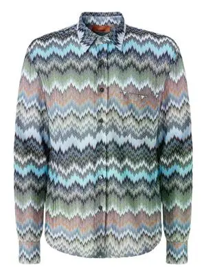 MISSONI Chevron Buttoned Shirt