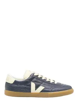 VEJA Panenka Lizard-effect Sneakers - Blue