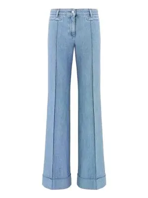 Missoni Cuffed-Hem Jeans Blue