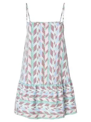 Missoni Chevron-patterned Mini Dress - Blue