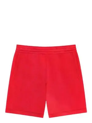Givenchy Logo Patch Shorts - Red