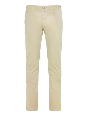 Jacob Cohen Logo-patch Trousers - Neutrals