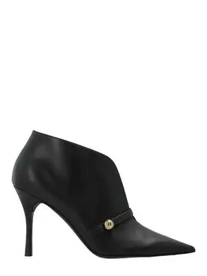 Furla Strap Heeled Boots - Black