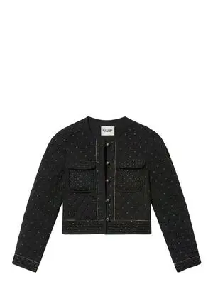 MARANT ETOILE Vania Buttoned Jacket - Black