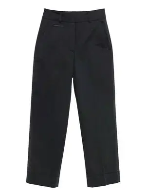 Peserico Cuffed Trousers - Blue