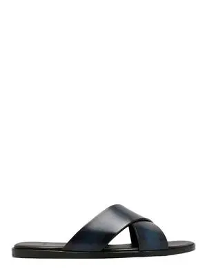 Magnanni Crisscross-strap Sandals - Blue