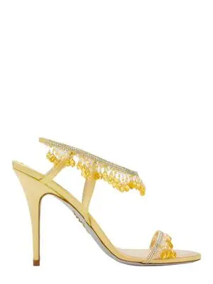 Rene Caovilla Jahanara Embellished Sandals - Neutrals