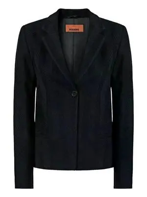 Missoni Zigzag-pattern Blazer - Black