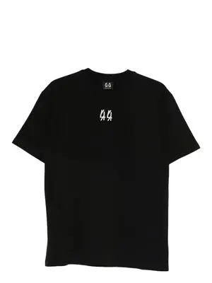 44 LABEL GROUP Graphic Print T-shirt - Black