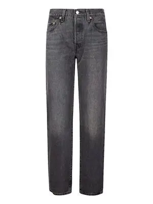 LEVI'S 90s Straight Leg Denim Jeans - Grey