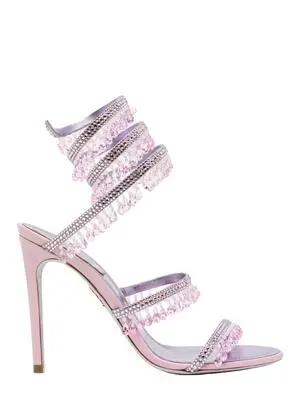 Rene Caovilla 105mm Chandelier Sandals - Pink