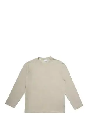 SELECTED Long-sleeves Crew-neck T-shirt - Neutrals
