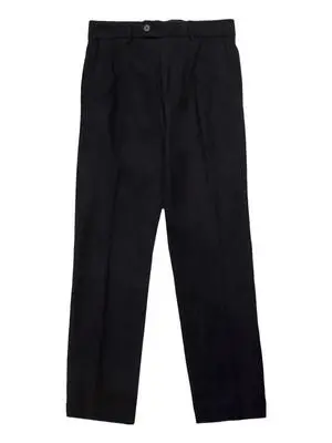 SELECTED Straight-leg Trousers - Black