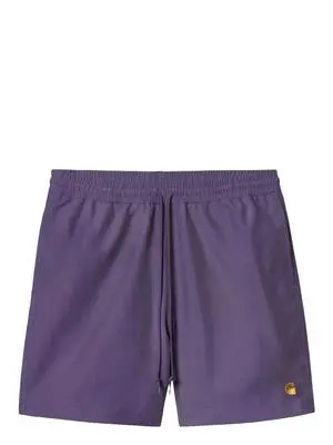 Carhartt Work In Progress Chase Drawstring-fastening Swim Shorts - Purple
