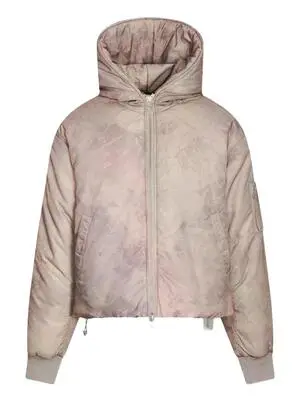 PEACEMAKER OAMC Foliage-print Hooded Bomber Jacket - Neutrals