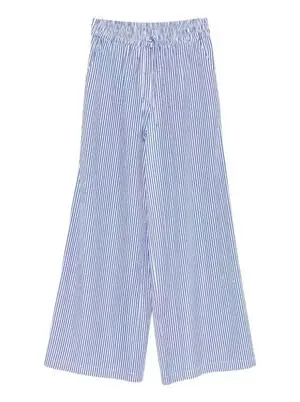 P.a.r.o.s.h Striped Wide Leg Trousers - White