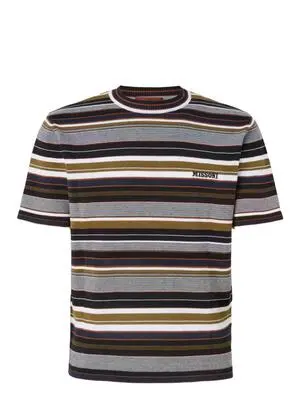Missoni Striped-pattern T-shirt - Grey