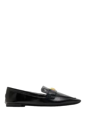 Schutz Logo-plaque Loafers - Black